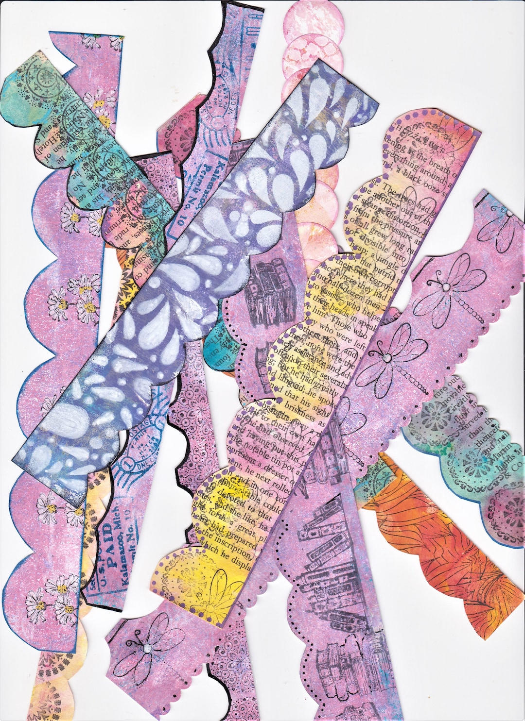 Journal Ephemera, Journal Borders, Printable Borders, Original Art ...