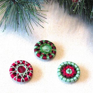Handmade Dorset Style Thread Buttons, Needle Woven Buttons, Hand Woven ...