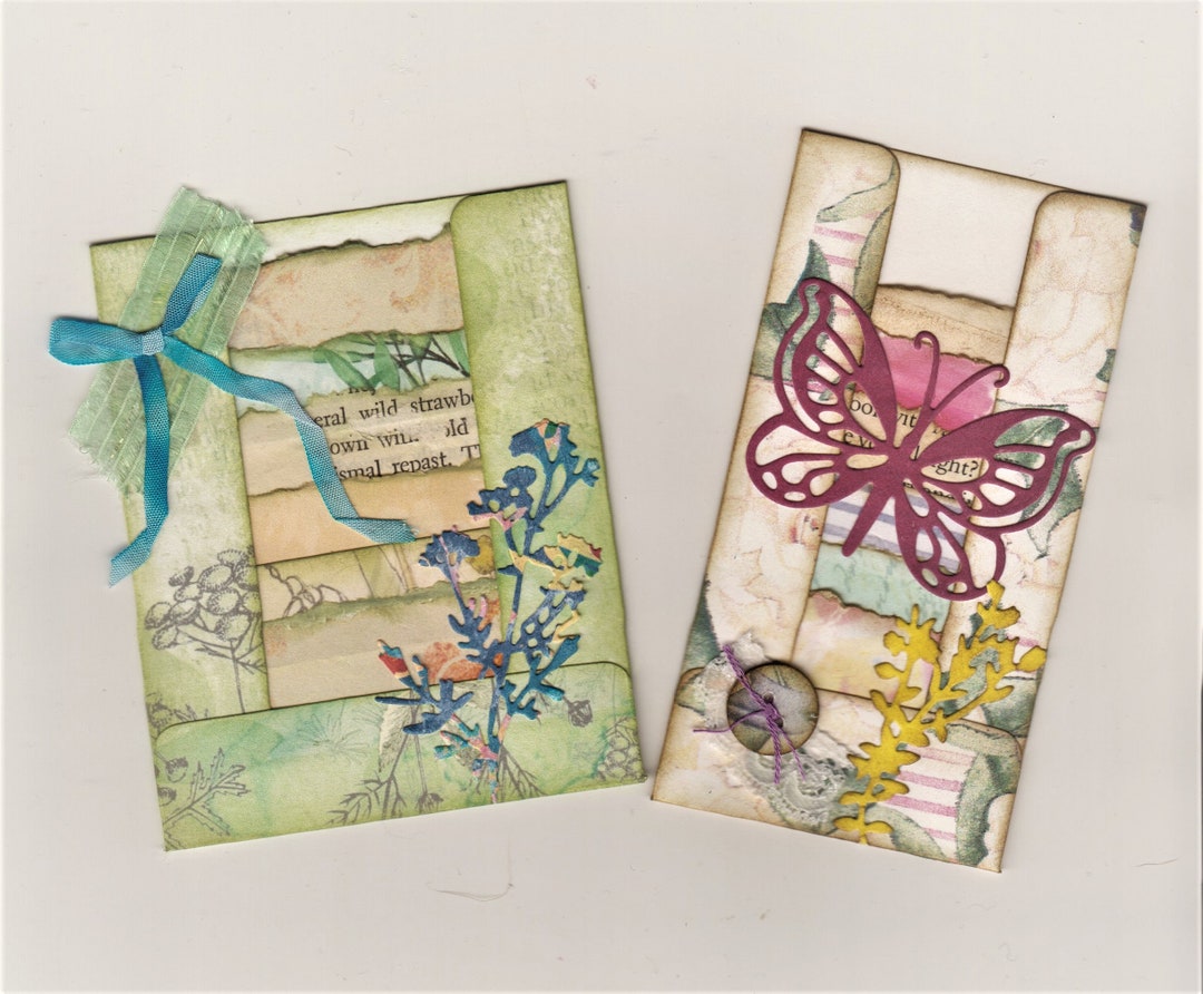 Collage Journal Pockets, Mixed Media Journal Pockets, Journal Pockets ...
