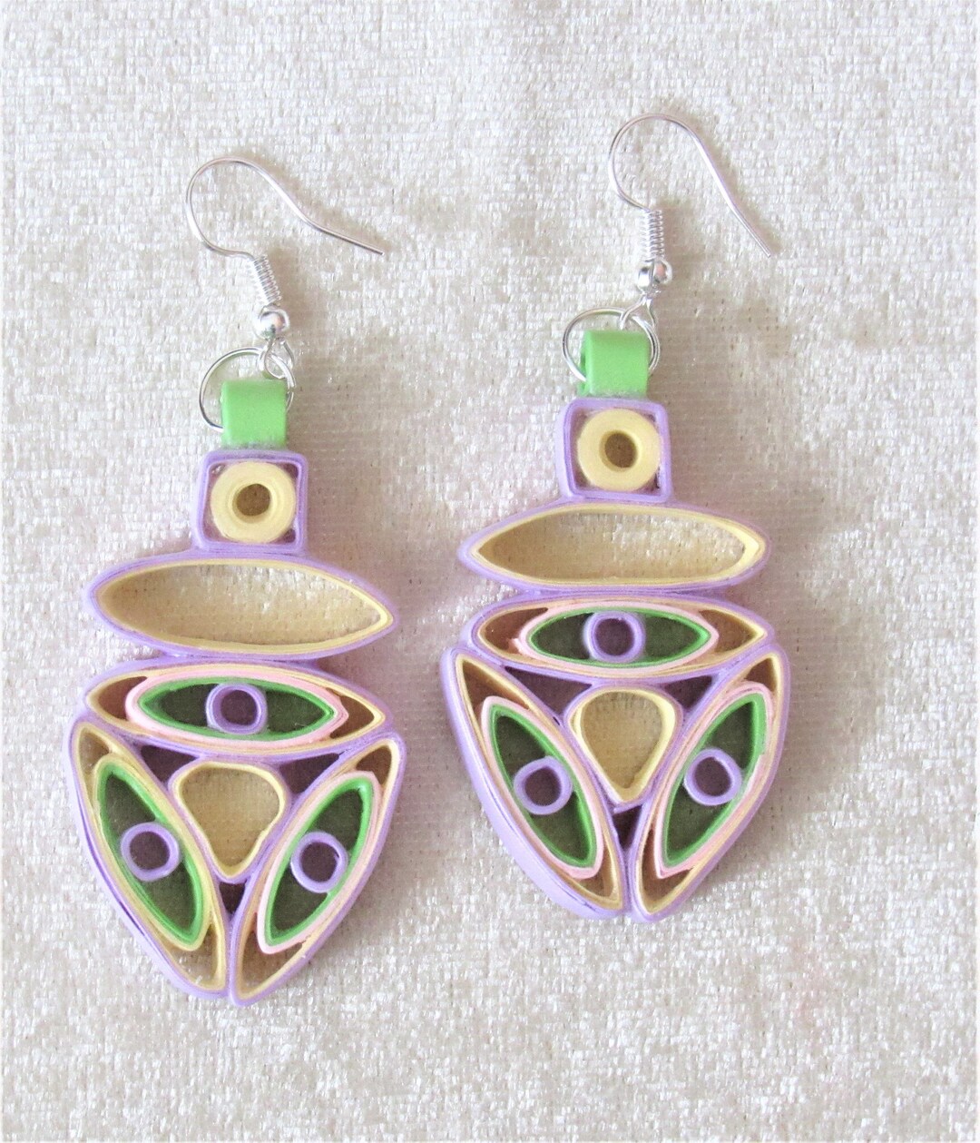 Quilled Jewelry, Paper Earrings, Quilled Earrings, Paper Jewelry - Etsy