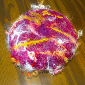 Hand Felted Wool Vessel, Handmade Wool Art Object, Home Decor, Office ...