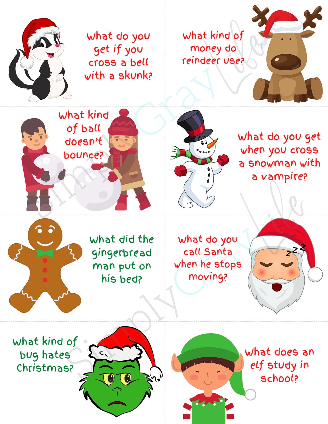 Christmas Jokes Advent Calendar - Etsy