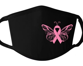 Pink Cancer Mask | Etsy