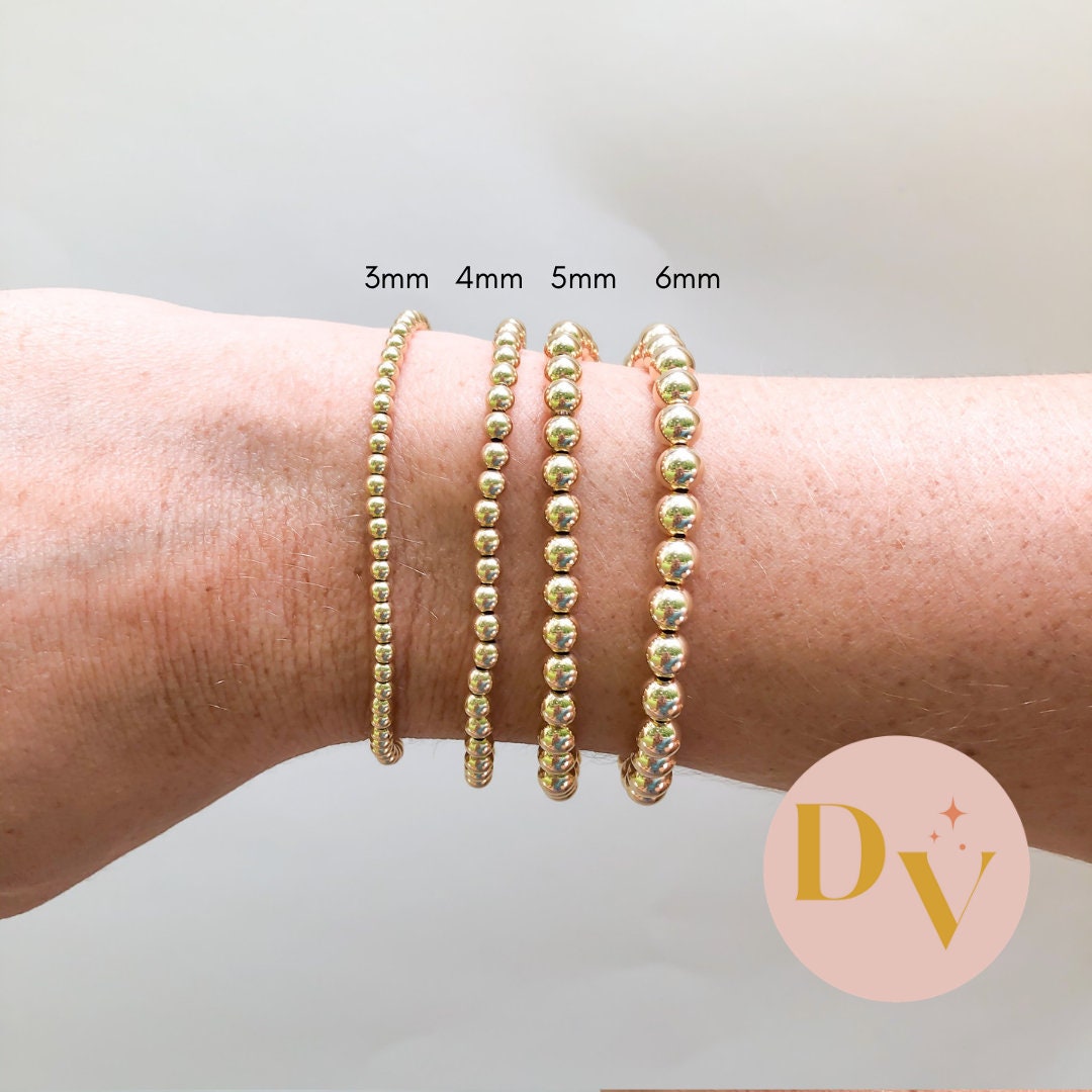 14kt Gold Filled Bracelet Stack 14k Gold Filled Bracelet - Etsy UK