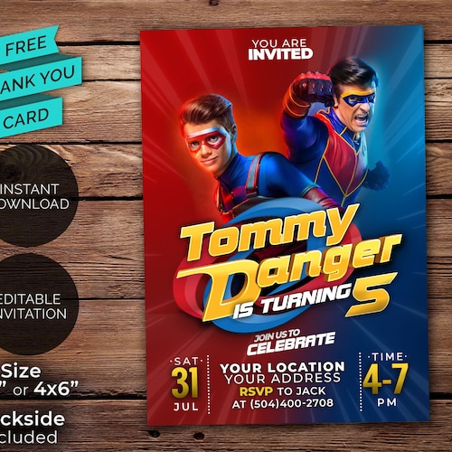 Henry Danger Birthday Party Favor Gumball Candy SET OF 6 - Etsy