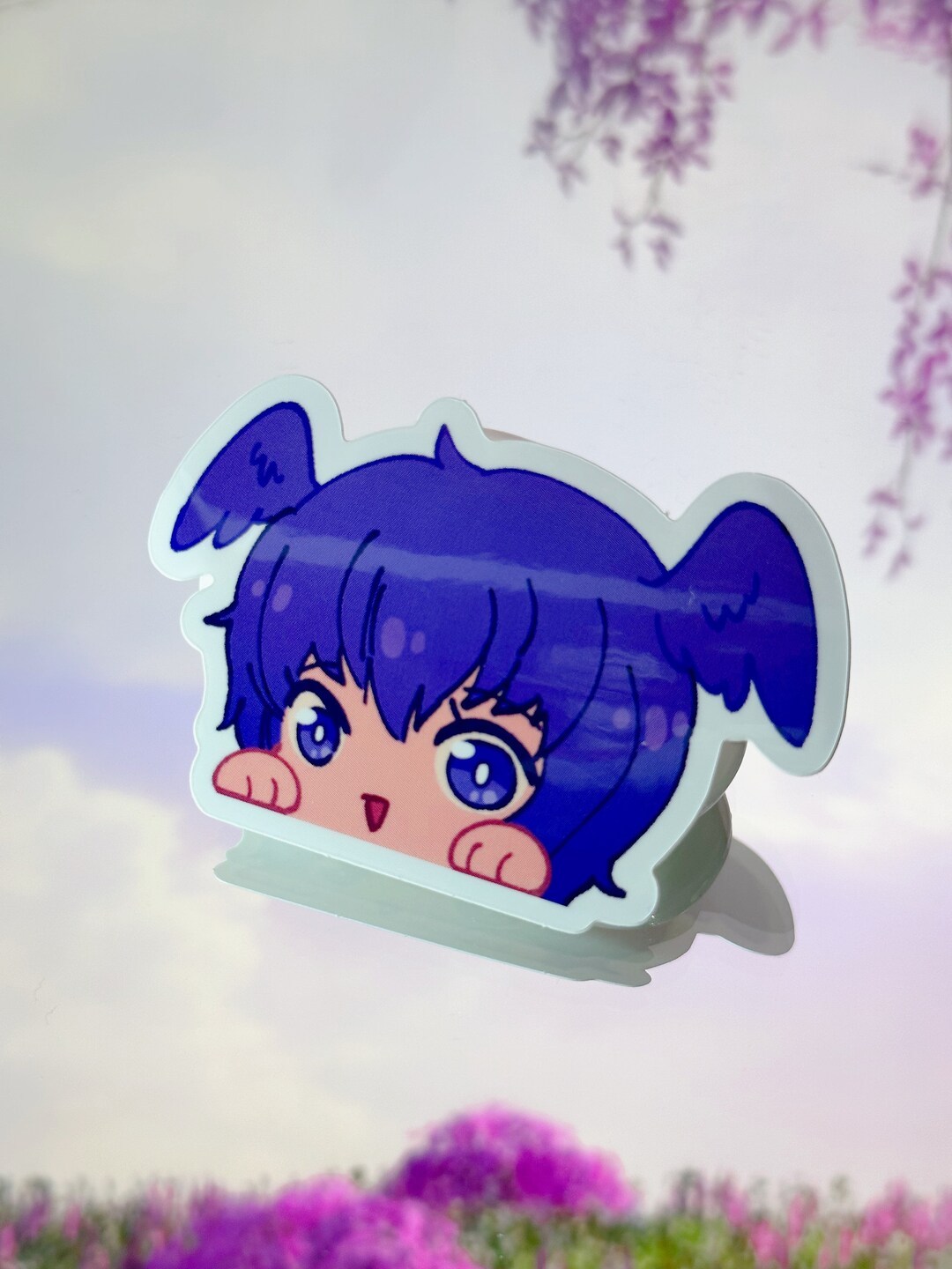 FFXIV Meteion Peeking Vinyl Sticker - Etsy