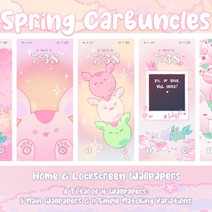 FFXIV: Spring Carbuncle Theme for Ios & Android - Etsy
