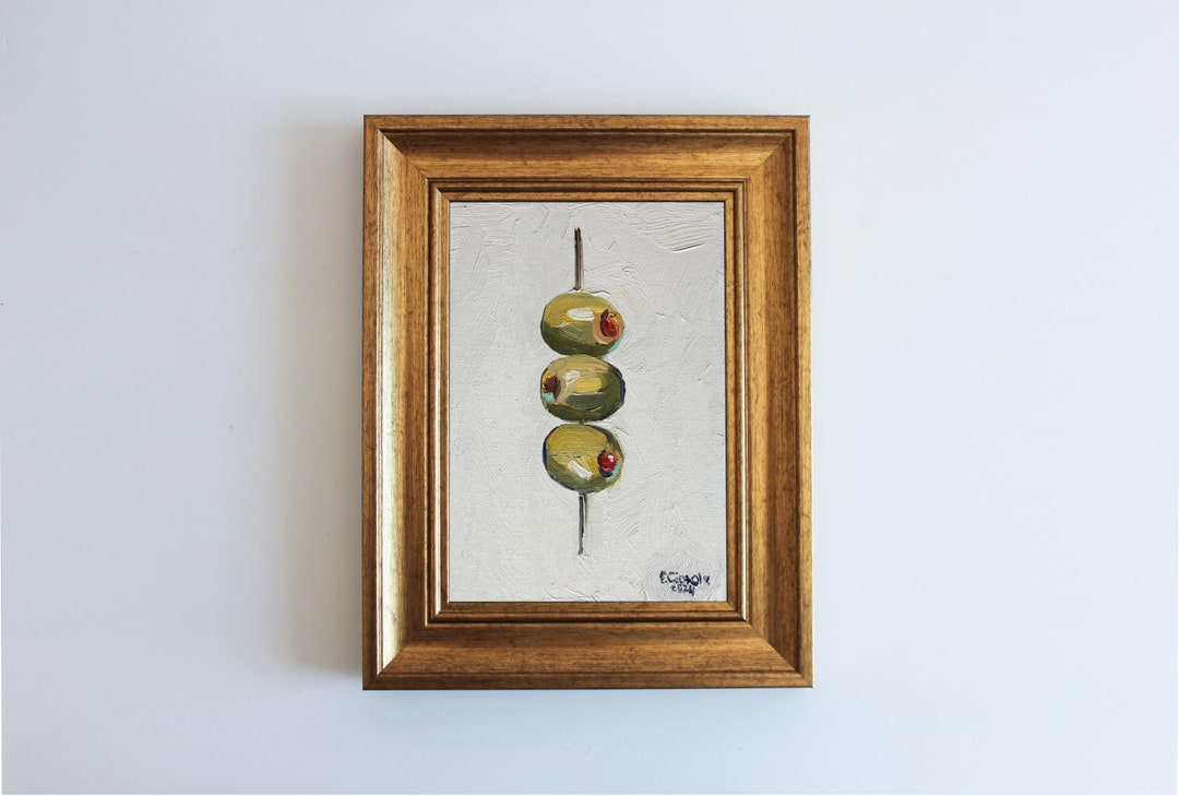 Olives Painting Kitchen Original Art French Farmhouse Decor Olive ...