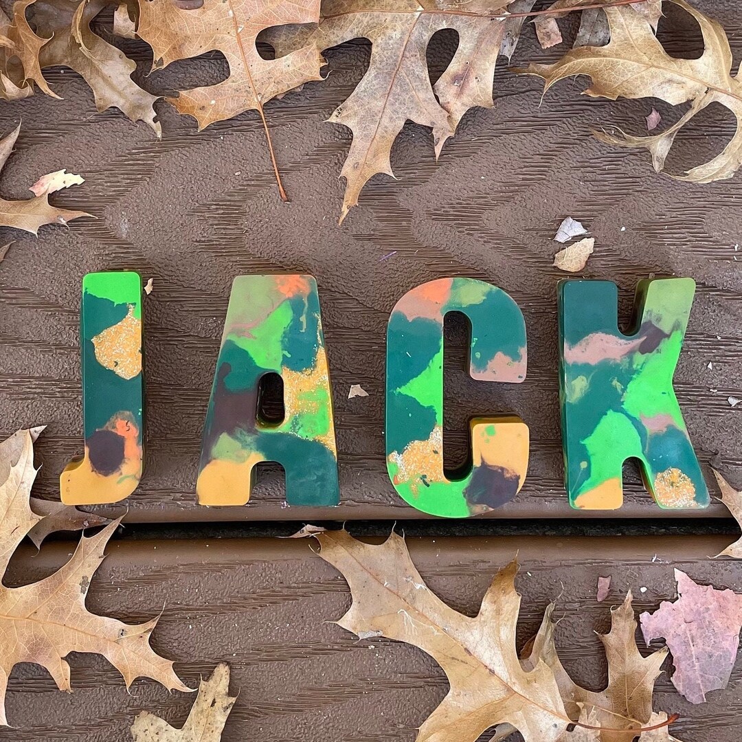Personalized Camo Name Crayons – Boys Birthday Gift, Party Favors - Etsy