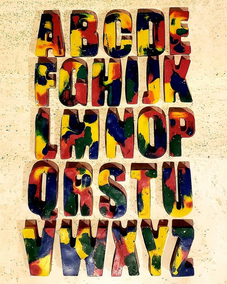 Crayon Alphabet Set – Emergent Readers, Art Supplies, Teacher Presents ...
