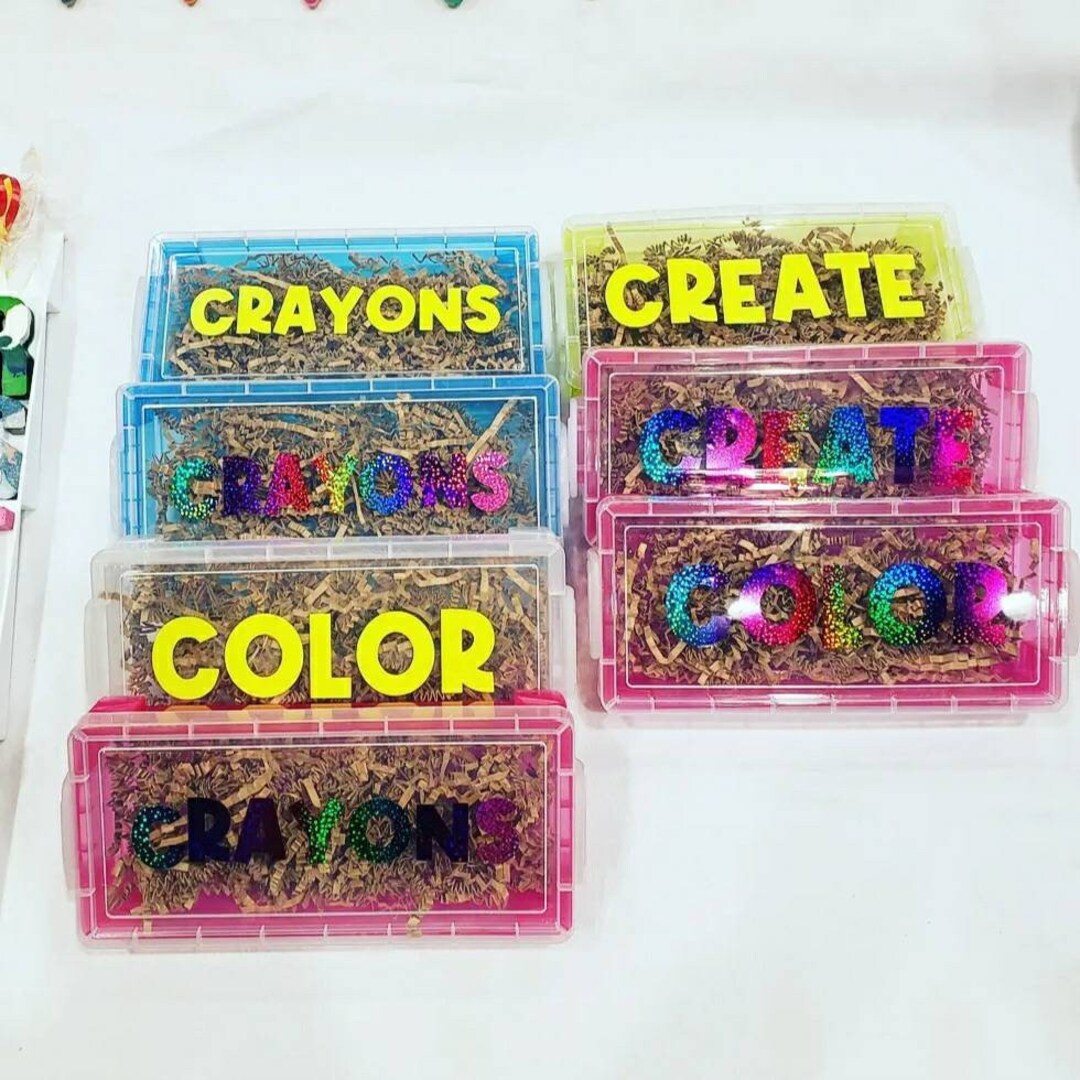 Reusable Boxes for Crayons and More! - Etsy