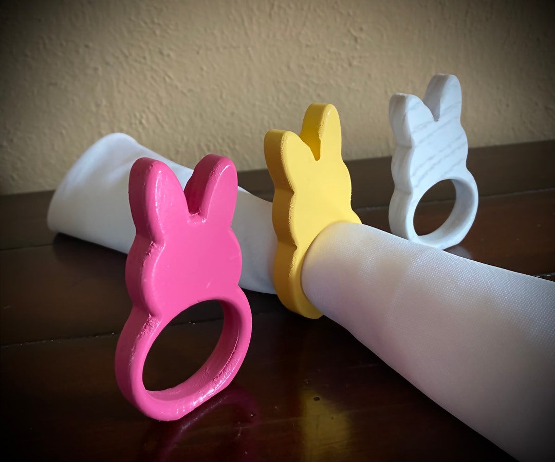 Easter Bunny Rabbit Napkin Rings - Etsy