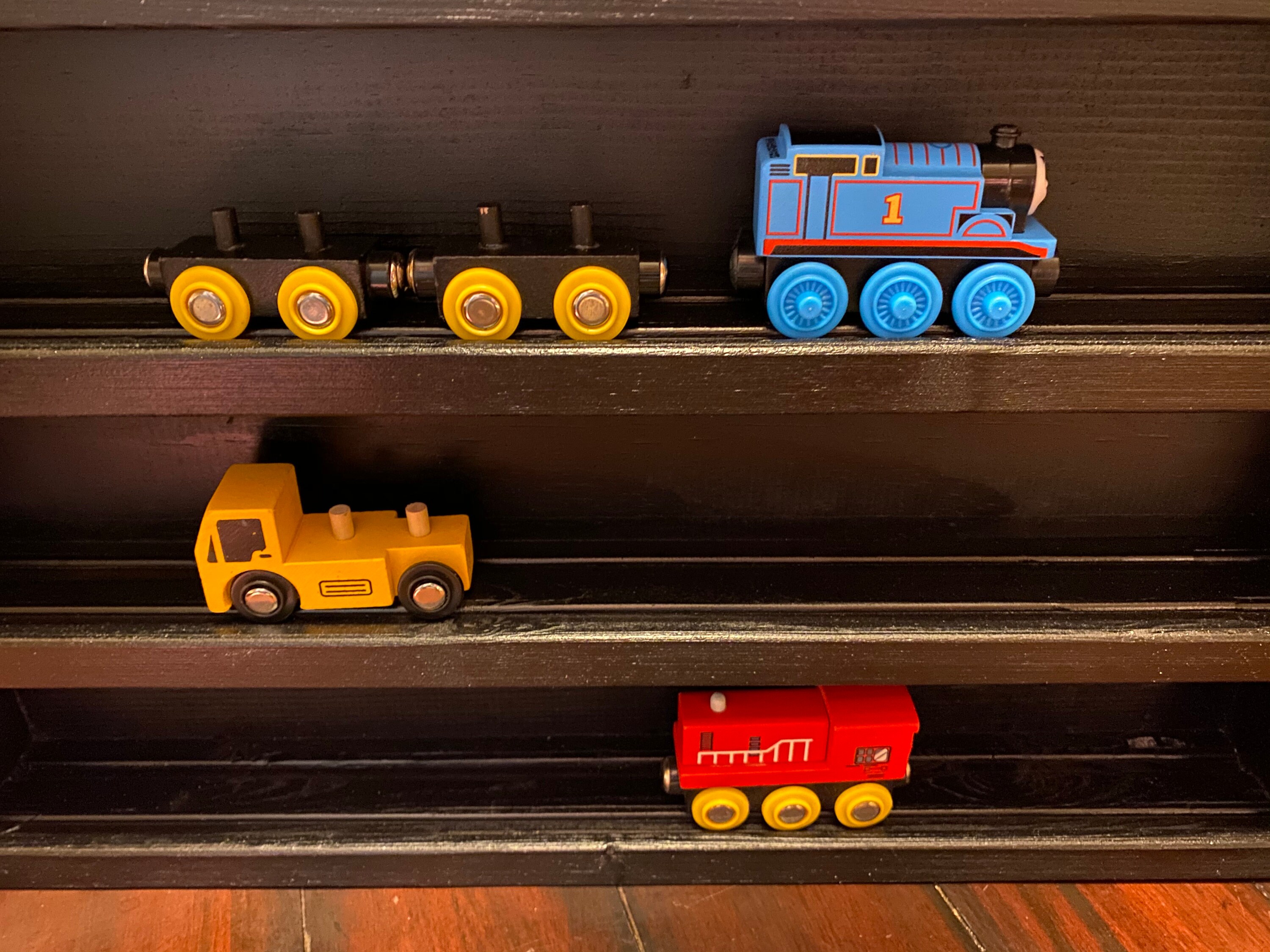 Train Shelf With Built in Track A Perfect Gift for Your - Etsy