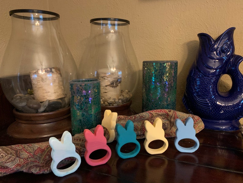 Easter Bunny Rabbit Napkin Rings - Etsy