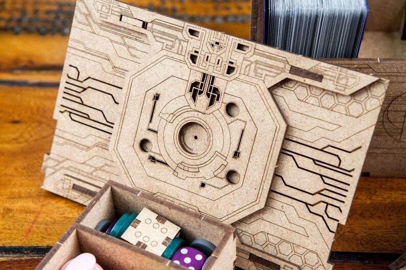 Android: Netrunner - Double Deck and Token Holder Organizer - Etsy