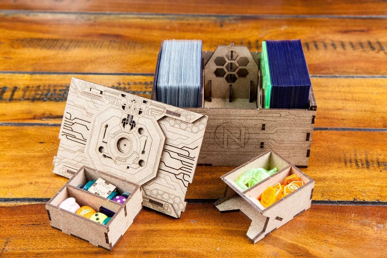 Android: Netrunner - Double Deck and Token Holder Organizer - Etsy