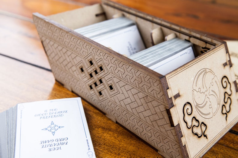 Deck holder 250 standard size sleeved cards | Etsy