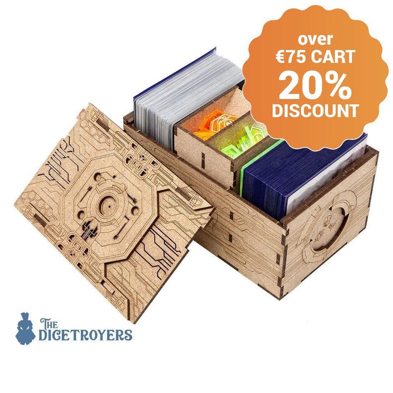 Android: Netrunner - Double Deck and Token Holder Organizer - Etsy