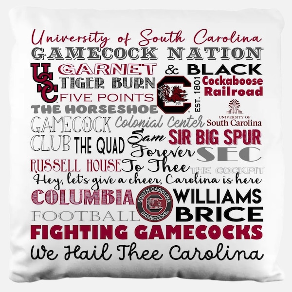 South Carolina Pillow - Etsy