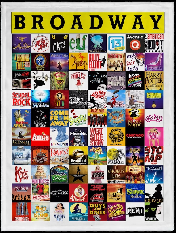 Broadway Musicals Collage