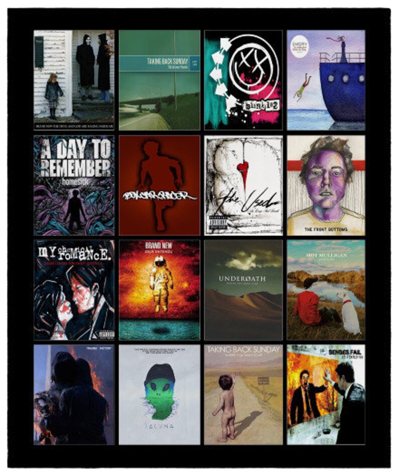 Favorite Band Personalized Blanket Band Albums Customize - Etsy