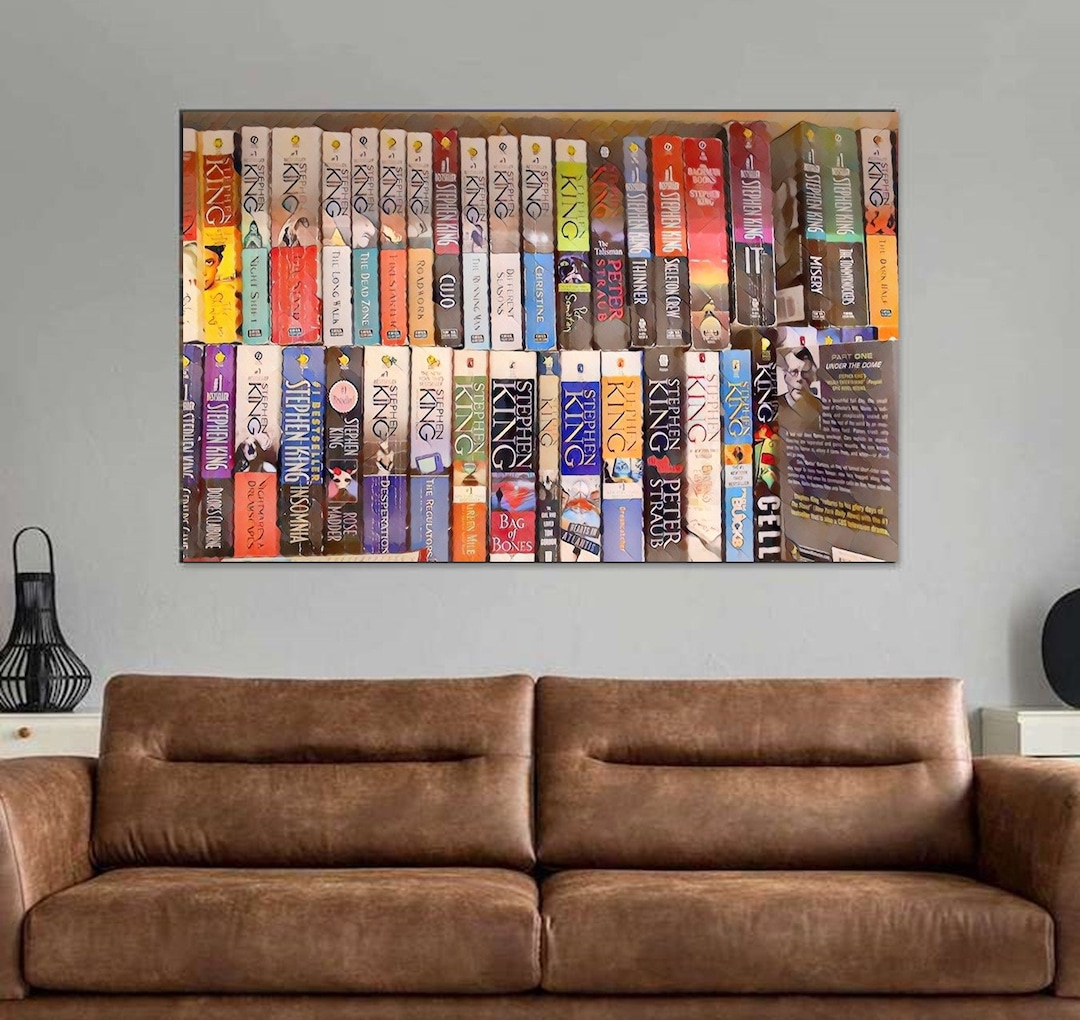 Stephen King Custom Art Constant Reader Original Stephen King Art Ready ...
