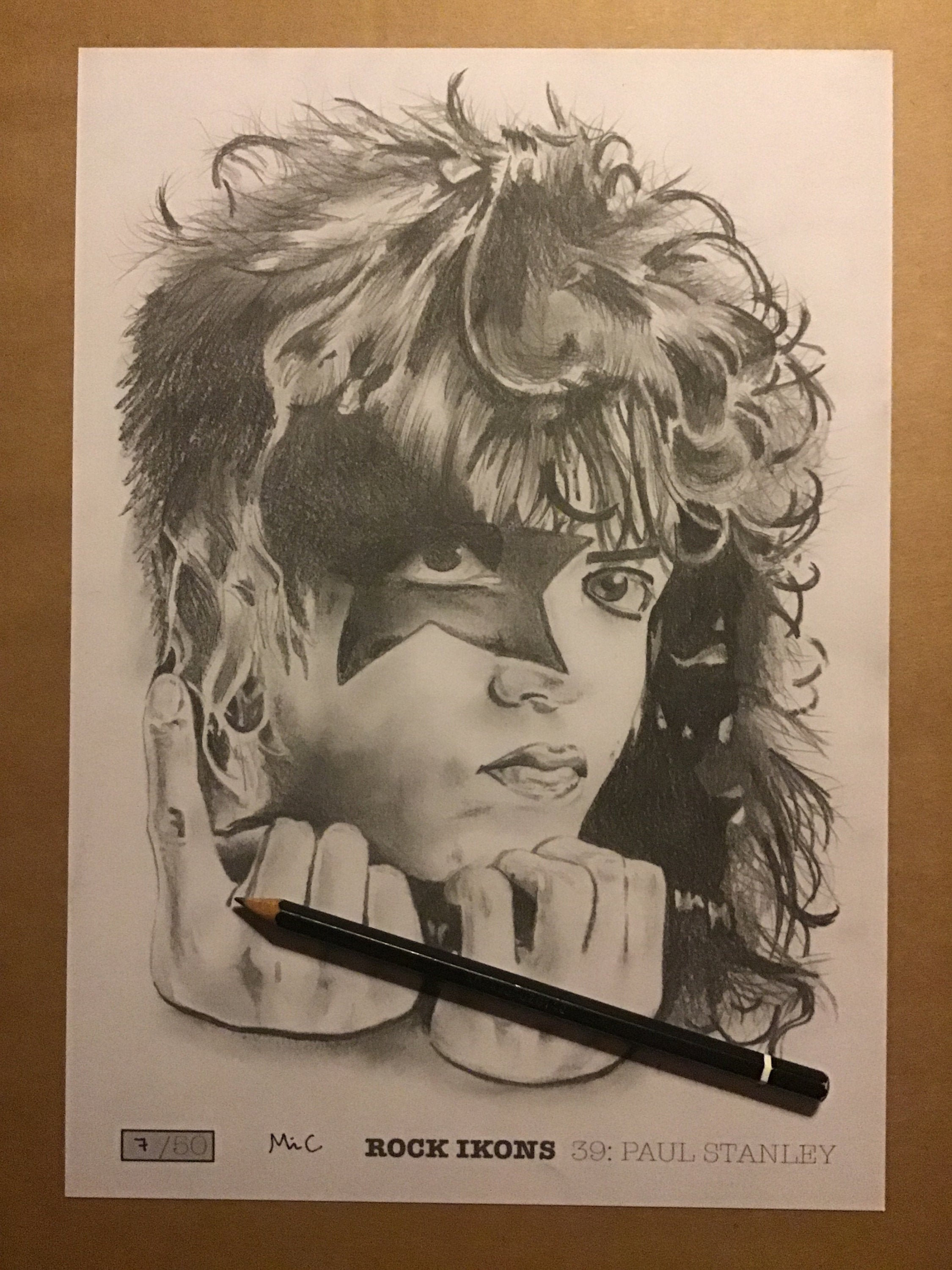 Paul Stanley Drawing