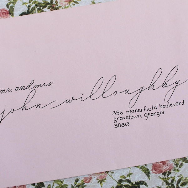 Handwritten Address - Etsy