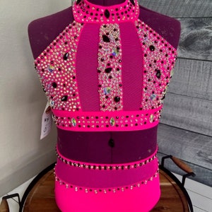 Ready to Ship! Custom Hot Pink With Black Accents Costume - Etsy