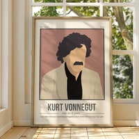 Kurt Vonnegut Poster Set | Vonnegut Art Print | Slaughter-house Five ...