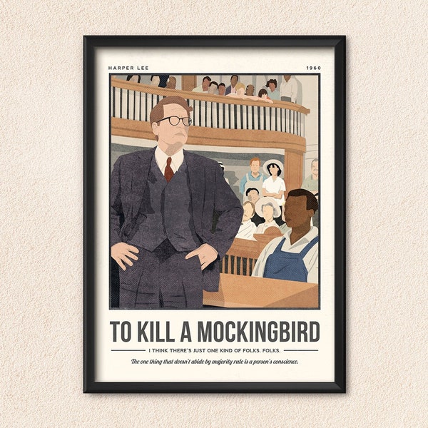 To Kill a Mockingbird Wall Art - Etsy