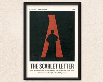 Scarlet Letter Book - Etsy
