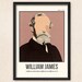 William James Art Print | Philosophers Quote Wall Art | Philosophy ...