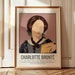 Charlotte Brontë Poster | Author Quote Wall Art | Retro Literary Poster ...
