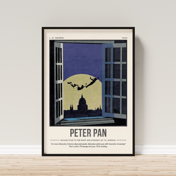 Peter Pan Print - Etsy