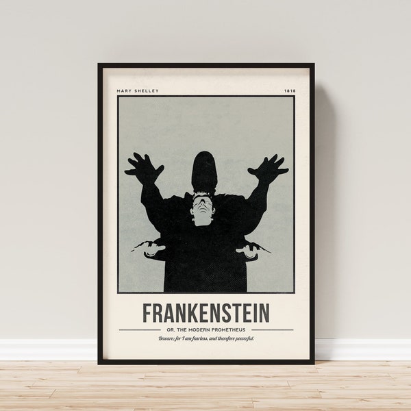 Frankenstein Poster - Etsy
