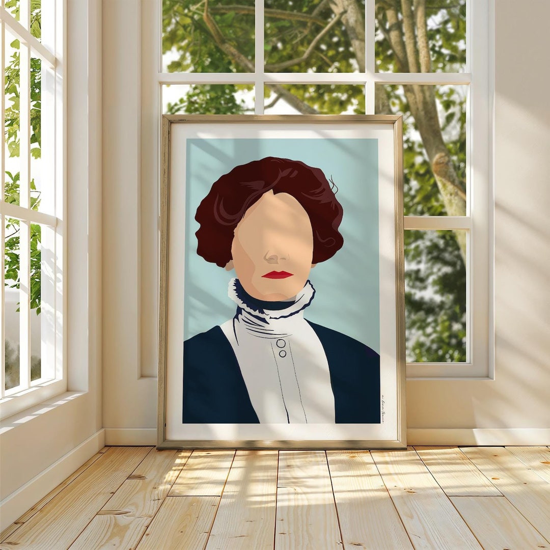 Emmeline Pankhurst Art Print | Iconic Figures Collection | Suffragette ...