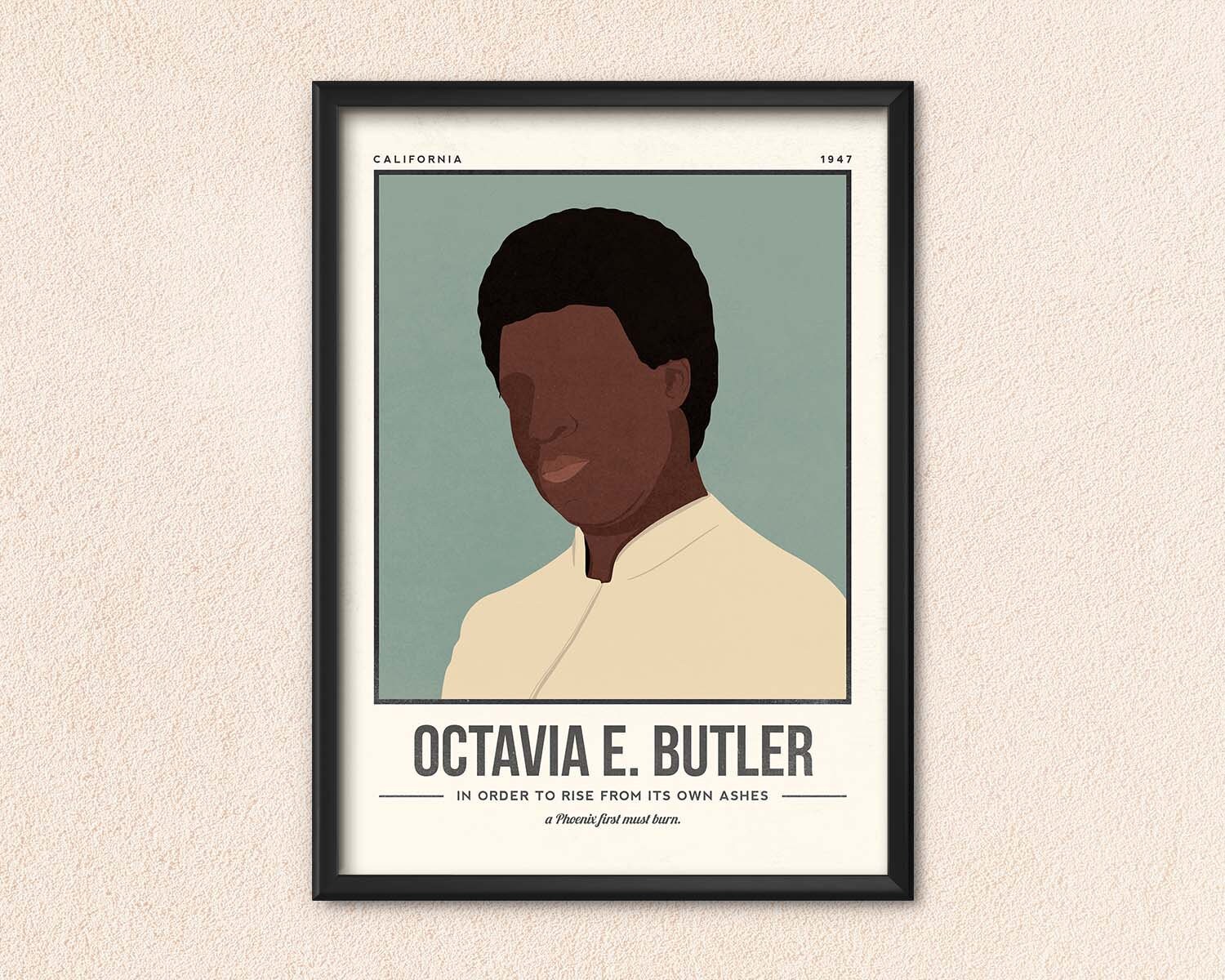 Octavia E Butler Poster Author Quote Wall Art Retro - Etsy