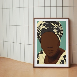Audre Lorde Art Print | Iconic Figures Collection | Civil Rights Shero ...
