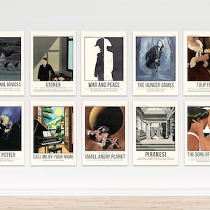 BUY 2 GET 1 FREE | Curate Your Own Library Book Prints | Reading Room ...