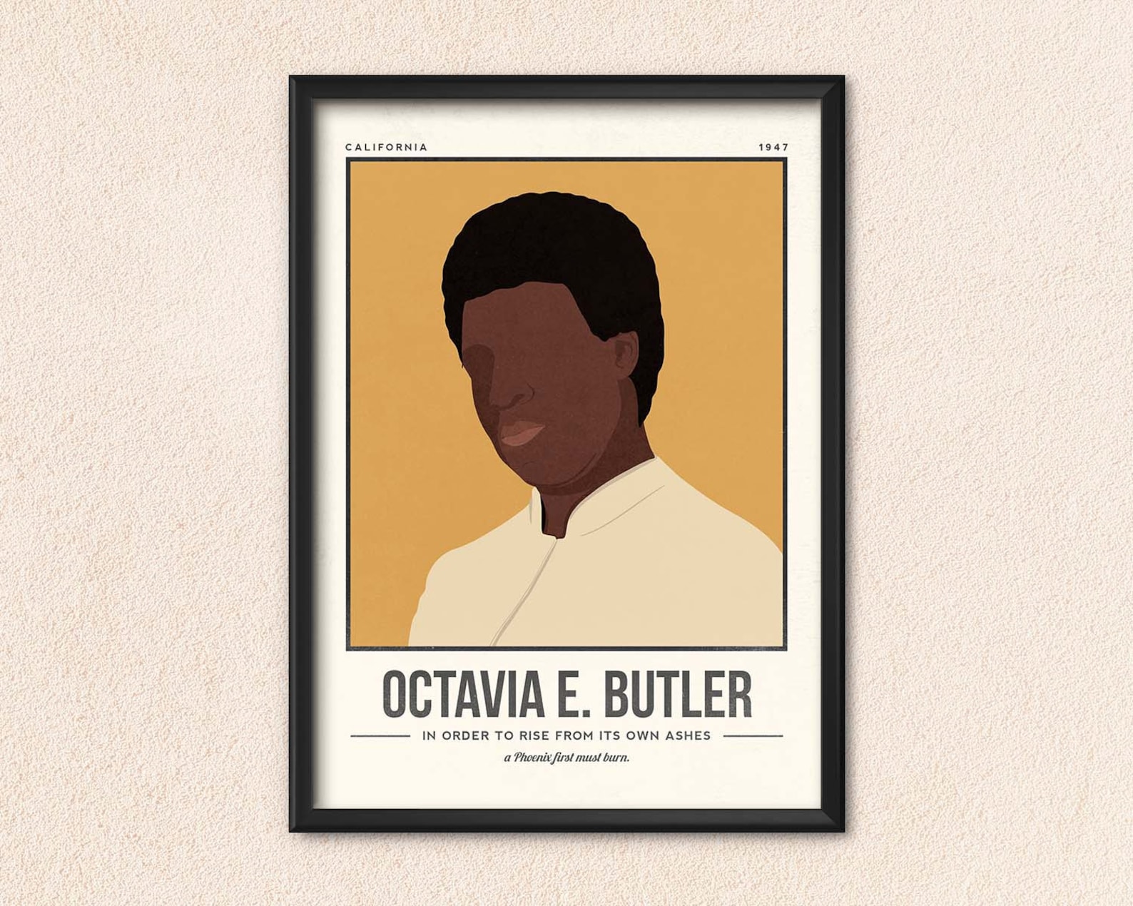 Octavia E Butler Poster Author Quote Wall Art Retro - Etsy