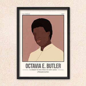 Octavia E Butler Poster | Author Quote Wall Art | Literary Poster ...