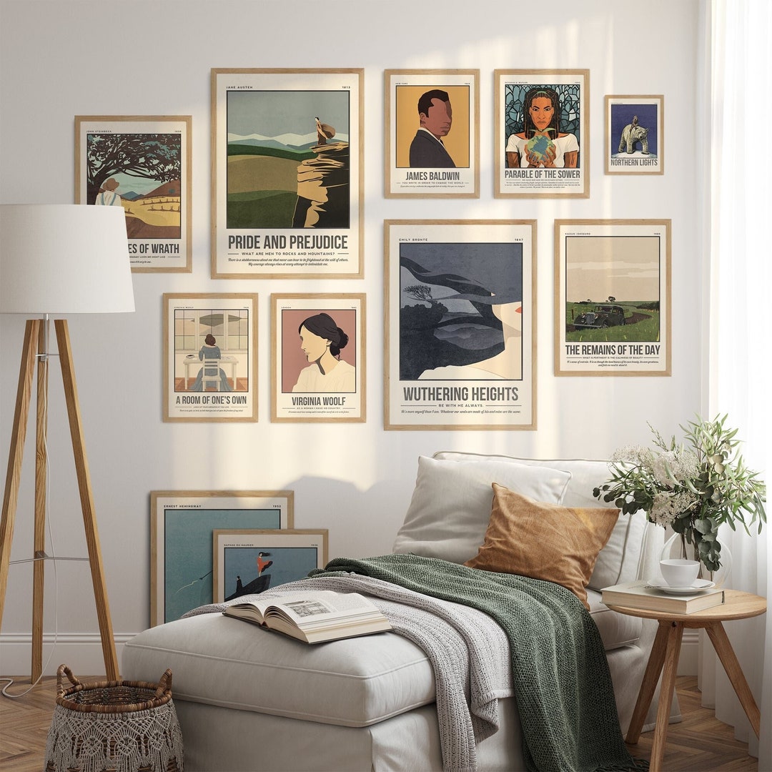 BUY 2 GET 1 FREE | Curate Your Own Library Book Prints | Reading Room ...