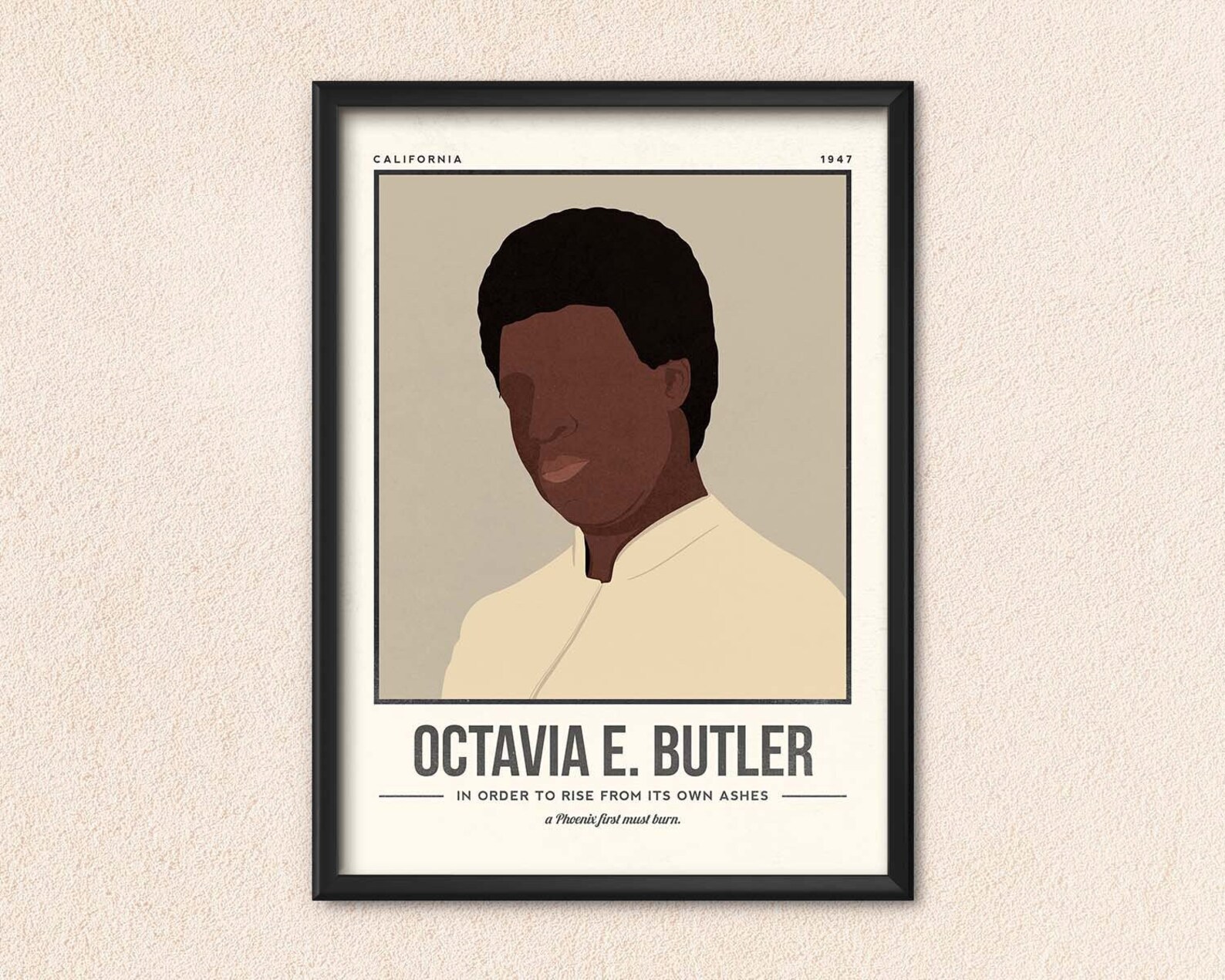Octavia E Butler Poster | Author Quote Wall Art | Literary Poster ...
