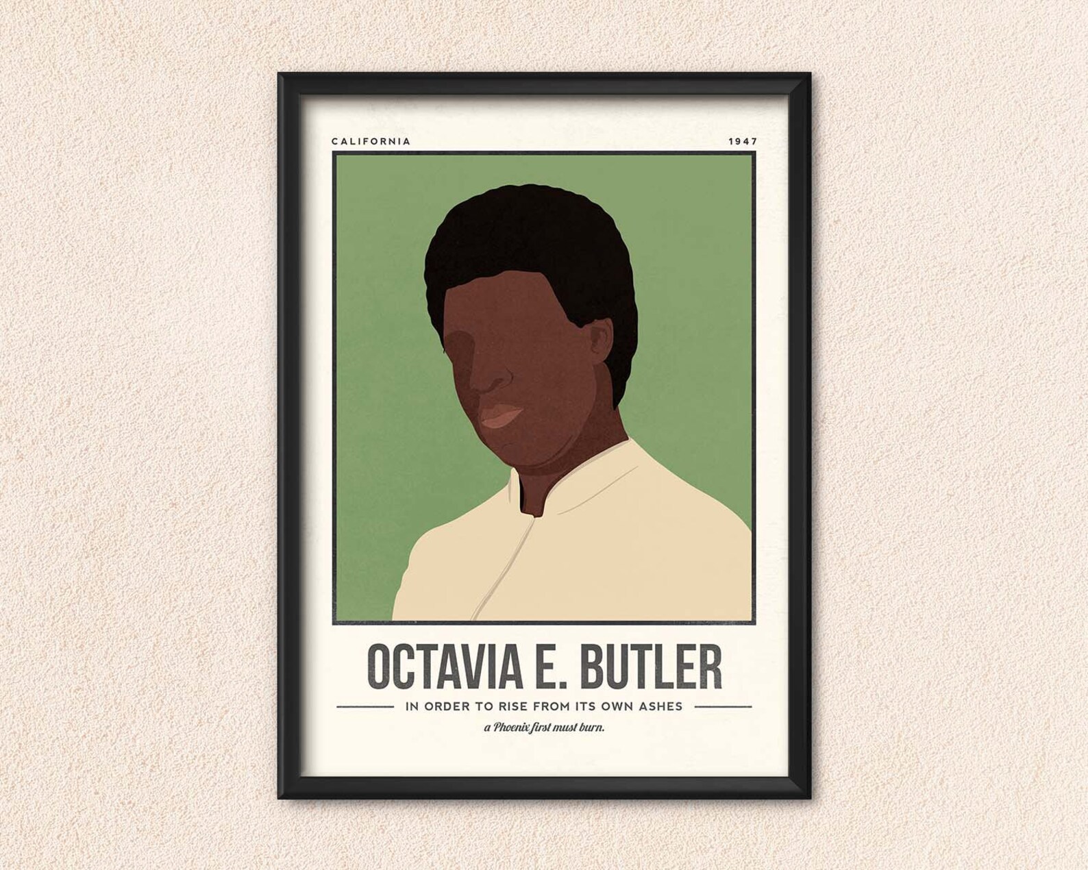 Octavia E Butler Poster | Author Quote Wall Art | Literary Poster ...