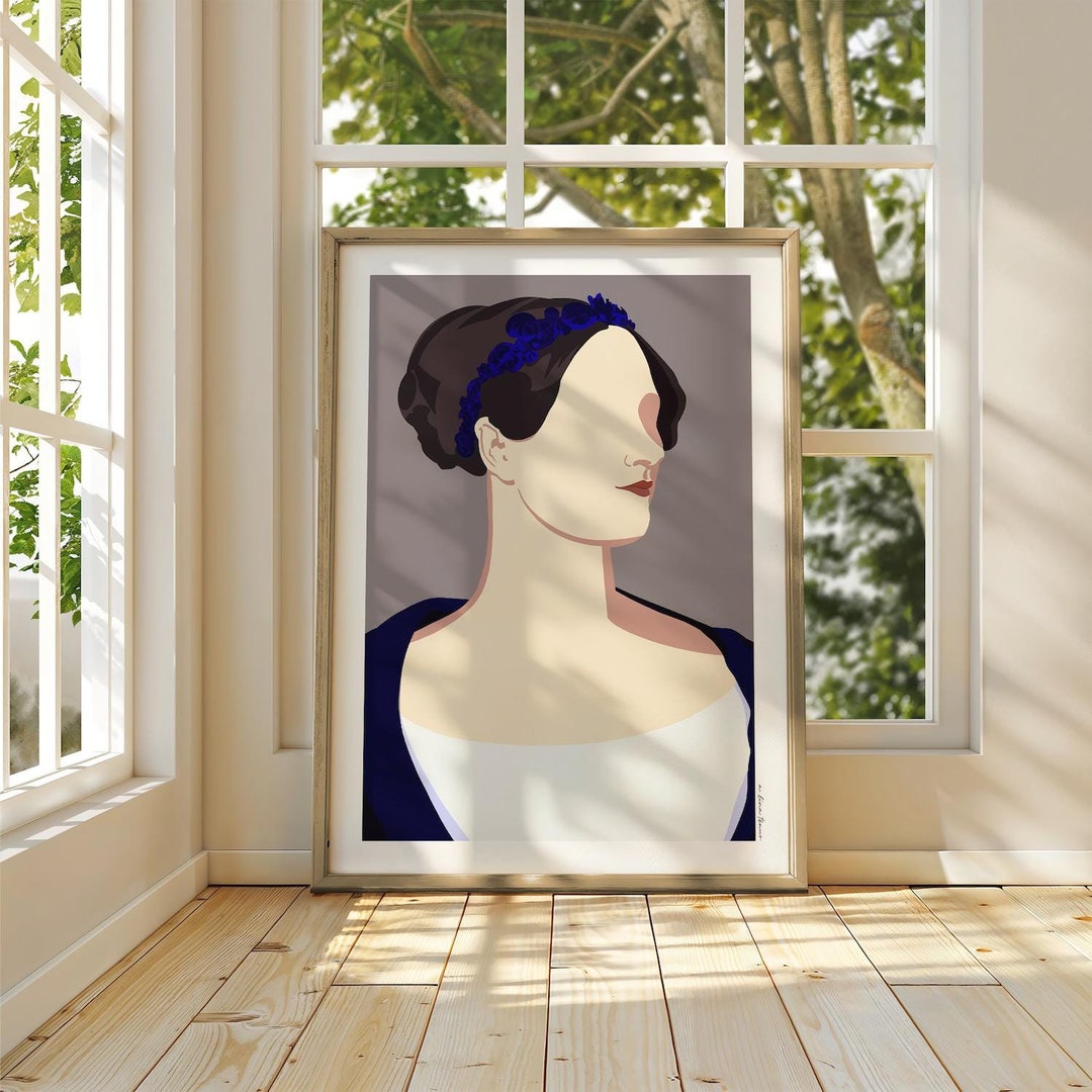 Ada Lovelace Art Print | Iconic Figures Collection | Computer Coding ...