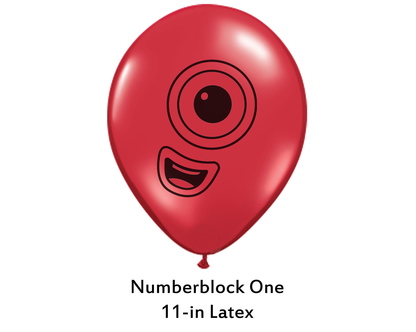 Numberblocks Balloons 13 en Mylar de One a 10 11-in Latex de | Etsy