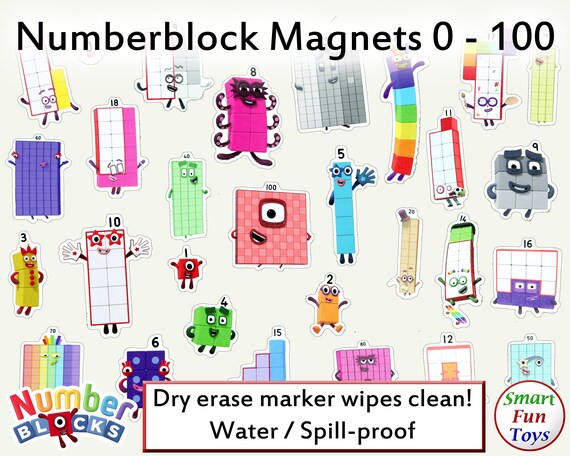 NumberBlocks Magnets