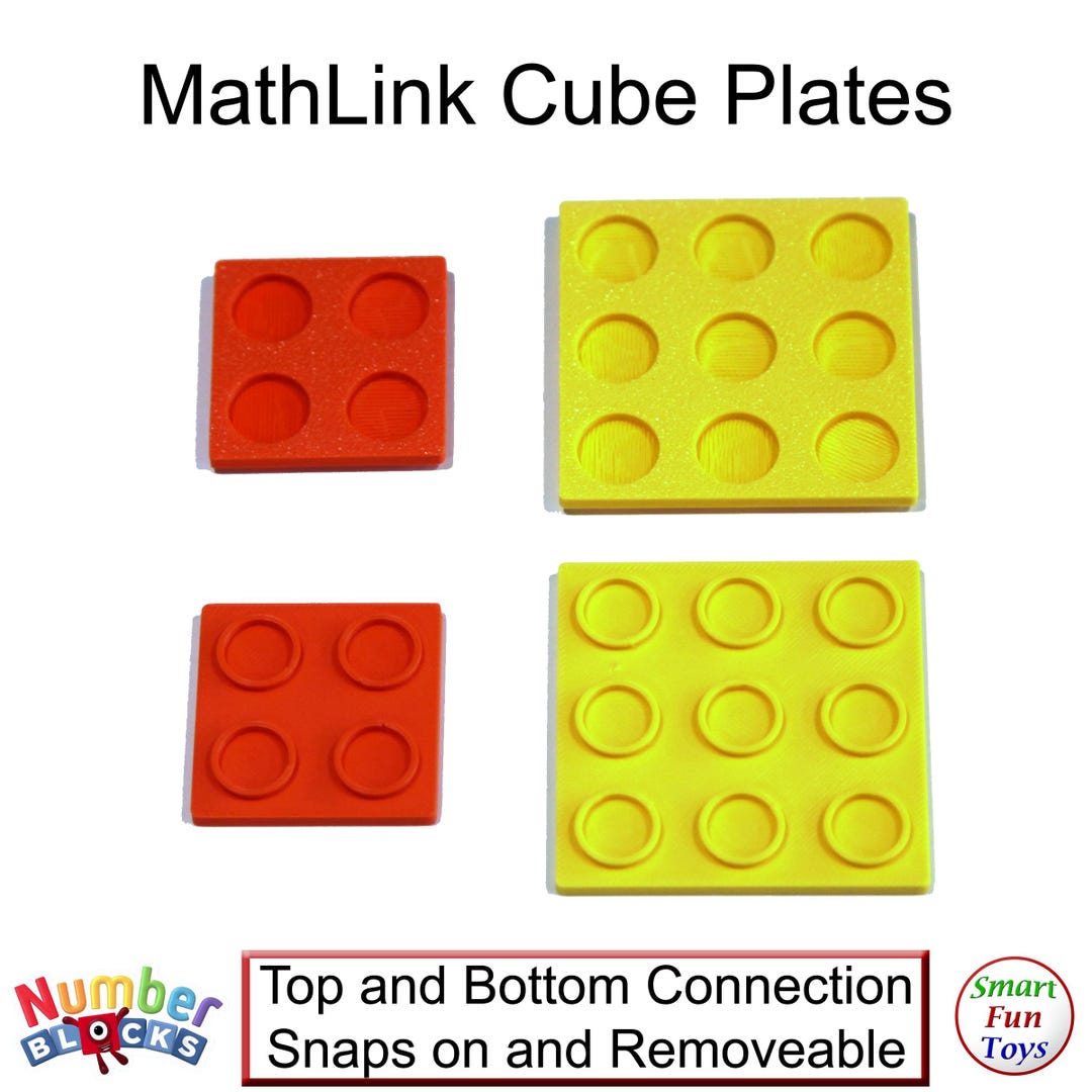 Numberblocks Mathlink Cube Plates - Etsy