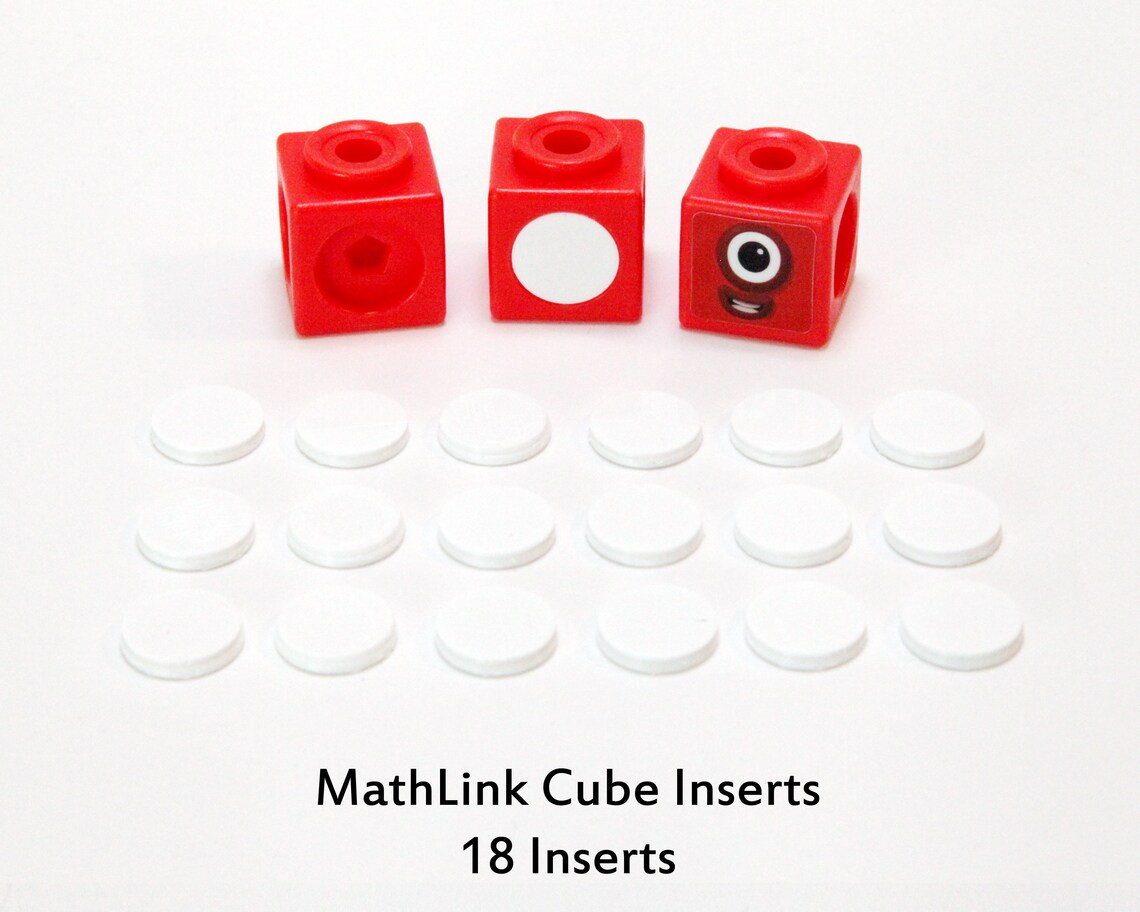 Numberblock Snap / Mathlink Cube Inserts, Increases Sticker Robustness ...
